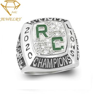 China Football Team State Custom Championship Ring for sale