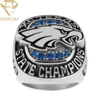 China Sports Custom Youth Football Championship Rings for sale