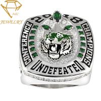 China Sports Custom Youth Football Championship Rings for sale
