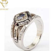 China AAA Zircon Silver National League Championship Rings for sale