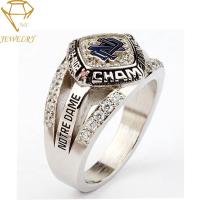 China AAA Zircon Silver National League Championship Rings for sale