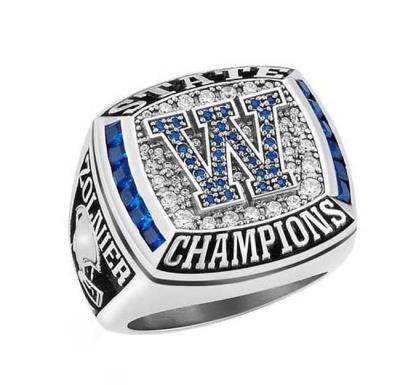 China 3D Design Silver CE  Baseball Championship Rings for sale