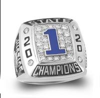 China 3D Design Silver CE  Baseball Championship Rings for sale
