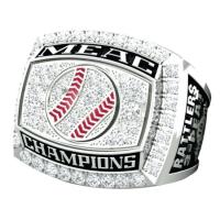 China Youth Baseball Silver/Gold Sports Championship Rings for sale