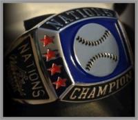 China Youth Little League Baseball Championship Rings for sale