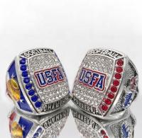 China Silver Usssa Youth Softball Championship Rings for sale