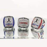 China Usssa Custom Youth Baseball Championship Rings for sale