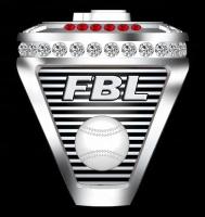 China Sport Silver  Fantasy Baseball Championship Rings for sale