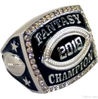 China Custom Youth Football Championship Ring for sale