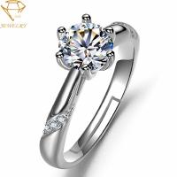 China Pave Setting Silver Diamond Wedding Ring Engraving For Women for sale