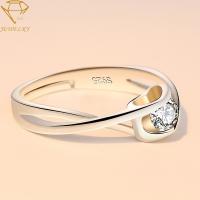 China AAA CZ Stones Adjustable Personalized Silver Ring For Women for sale