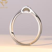 China AAA CZ Stones Adjustable Personalized Silver Ring For Women for sale