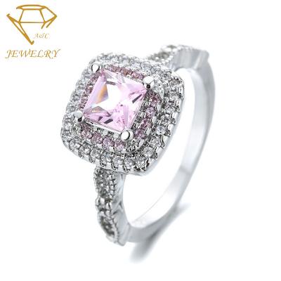 China AAA CZs Personalized Sterling Silver Jewelry Wedding Ring for sale