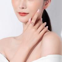 China Prehnite Stone Personalized Silver Ring Animal Fox Shape for sale