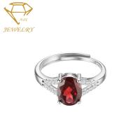 China Copper Adjustable Silver Diamond Ring Jewelry Vintage Style for sale