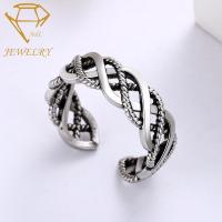 China Antique Silver Plating 925 Sterling Silver Engagement Ring For Men for sale