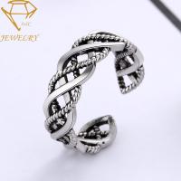 China Antique Silver Plating 925 Sterling Silver Engagement Ring For Men for sale
