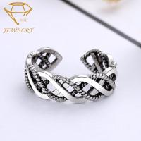 China Antique Silver Plating 925 Sterling Silver Engagement Ring For Men for sale