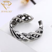 China Antique Silver Plating 925 Sterling Silver Engagement Ring For Men for sale