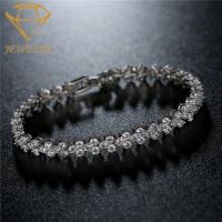 China 6.7 Inches Anti Allergy Diamond Tennis Bracelets AAA Cubic Zirconia for sale