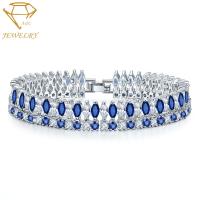 China Colorful Brass 7.3 Inches Diamond Women's Bracelets AAA Stone for sale