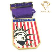 China No Fade non allergy Embossed Custom Award Medals Steel Die Casting for sale