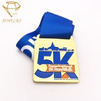 China Zinc Alloy CE Enameled Custom Award Medals For Marathon Running for sale