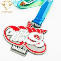 China Zinc Alloy CE Enameled Custom Award Medals For Marathon Running for sale