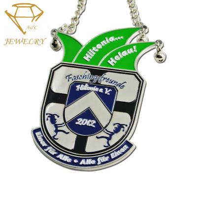 China Sport theme Thickness 2mm Custom Award Medals High Relief 3D LOGO for sale