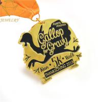 China Sport Running Event Finisher 5K custom race medals Die Casting for sale
