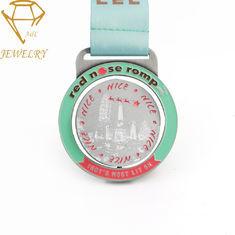 China Metel Alloy Custom Marathon Medals Enameled Sports Medallions for sale