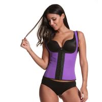 China 9 Steel Boned Latex Waist Trainer Shouler Strap Women Sexy Corset for sale
