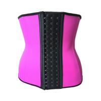 China 9 Steel Bones OEM Latex Waist Trainer Corset Abdominal Control for sale