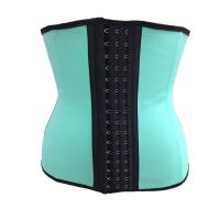 China 9 Steel Bones OEM Latex Waist Trainer Corset Abdominal Control for sale