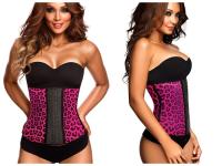 China 9 Steel Bones SGS Latex Gym Waist Trainer Lycra Slimming Cincher for sale