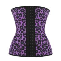 China 9 Steel Bones SGS Latex Gym Waist Trainer Lycra Slimming Cincher for sale