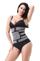China Neoprene OEM 4 Steel Bones Waist Trainer Gym Sweat Trimmer Belt for sale