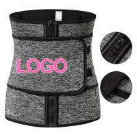 China Neoprene OEM 4 Steel Bones Waist Trainer Gym Sweat Trimmer Belt for sale