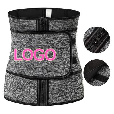 China Neoprene OEM 4 Steel Bones Waist Trainer Gym Sweat Trimmer Belt for sale