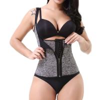 China Adjustable OEM Zipper Waist Trainer Corset Neoprene Ultra Sweat for sale
