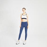China Tolerence 2cm Women Active Wear Sweat Wicking Seamless Yoga Sets for sale