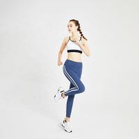 China Tolerence 2cm Women Active Wear Sweat Wicking Seamless Yoga Sets for sale