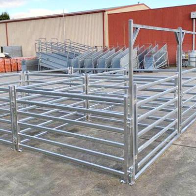 China Heavy Duty 6 Ft High Used Horse Cattle Sheep Corral Panels Gates Panel for sale