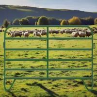 China Farm Using And Sheep Panel Fence Portable Ranch Equipment Metal Livestock Panels for sale