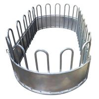 China Automatic Wild Galvanized Round Feeder Animal Horse Stable Feeder Cast Iron for sale