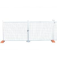 China 50x50mm 60x60mm Mesh Temporary Fencing Panels Construction Site Fence Panels for sale