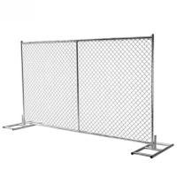 China American Standard Chain Link Temporary Fence Panel For Residential Yard Courtyard School for sale