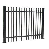China Yard Metal Privacy Fence Panels Powder Coated Decorative Metal Fence for sale