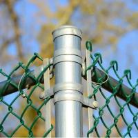 China 8 Foot Chain Link Fence Galvanized 80x80mm 100x100mm Chain Link Mesh for sale