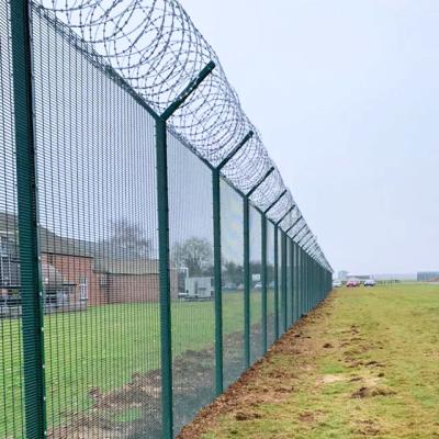 China Hot Dip Galvanized 358 Mesh Fencing 1.8m 3m Height Anti Climb Mesh for sale